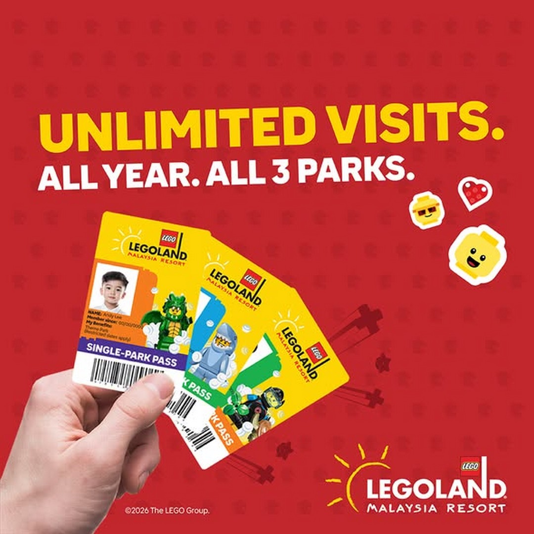 12–30 January 2026: LEGOLAND Malaysia: RM266 Annual Pass Prosperity ...
