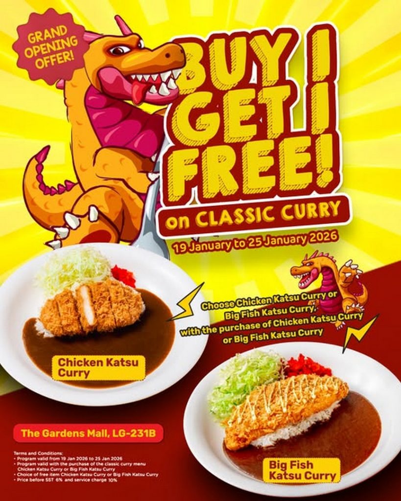 19–25 January 2026: Monster Curry Malaysia: Buy 1 Get 1 Free Japanese ...