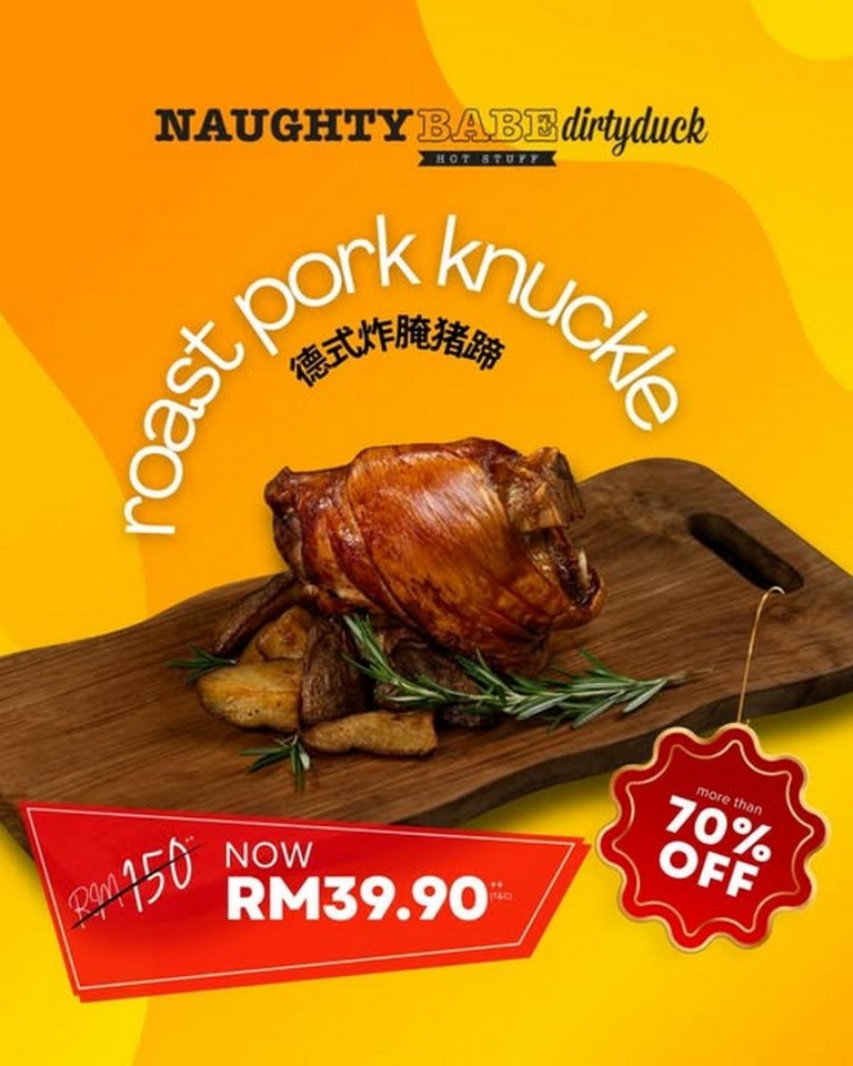 2 January 2026 onwards: Naughty Babe Dirty Duck Signature Roast Pork ...