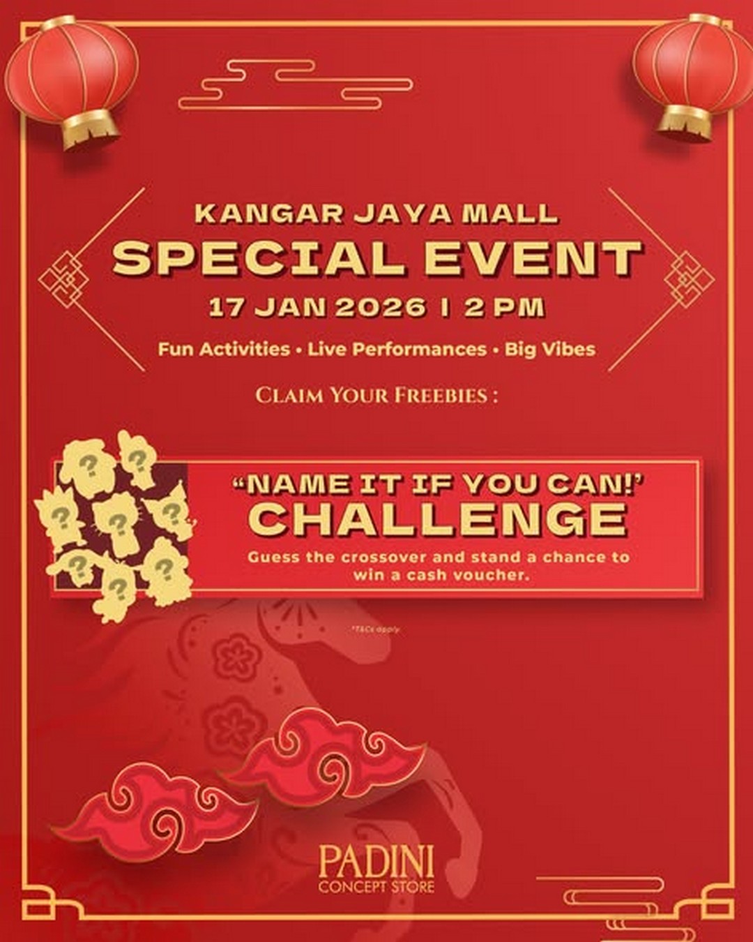 16-17 January 2026: Padini Kangar Jaya Mall Opening Celebration: Grand ...