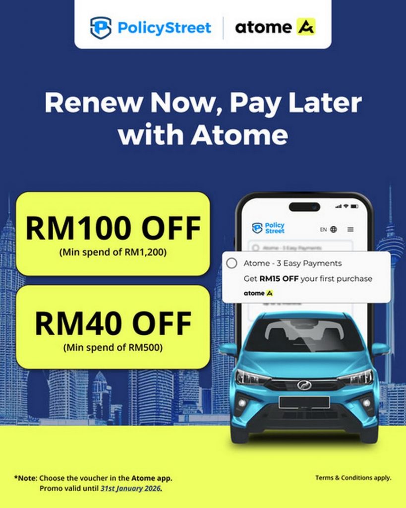 Now till 31 January 2026: PolicyStreet Car Insurance Renewal Promotion ...