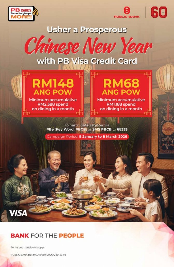 9 January–8 March 2026: Public Bank Visa Credit Card: Usher a ...