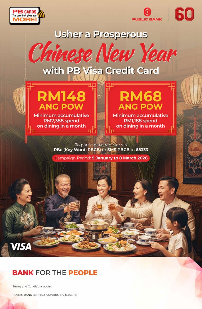 9 January–8 March 2026: Public Bank Visa Credit Card: Usher a ...