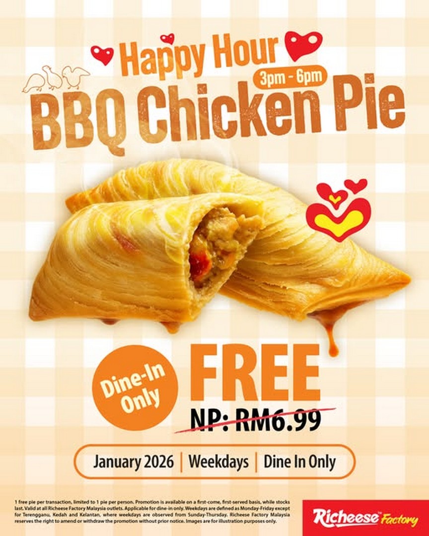 19 January 2026 onwards: Richeese Factory Malaysia: Free BBQ Chicken ...
