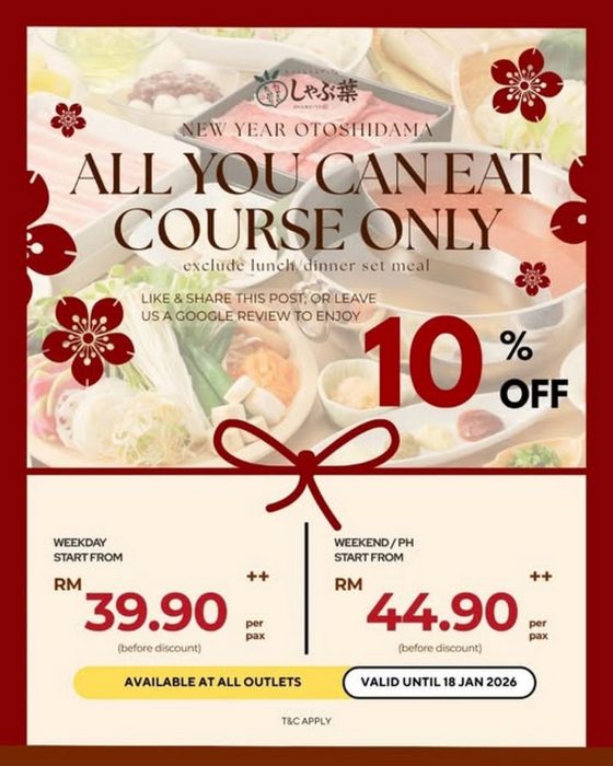 12-18 January 2026: SHABU-YO: New Year All-You-Can-Eat Promotion with ...