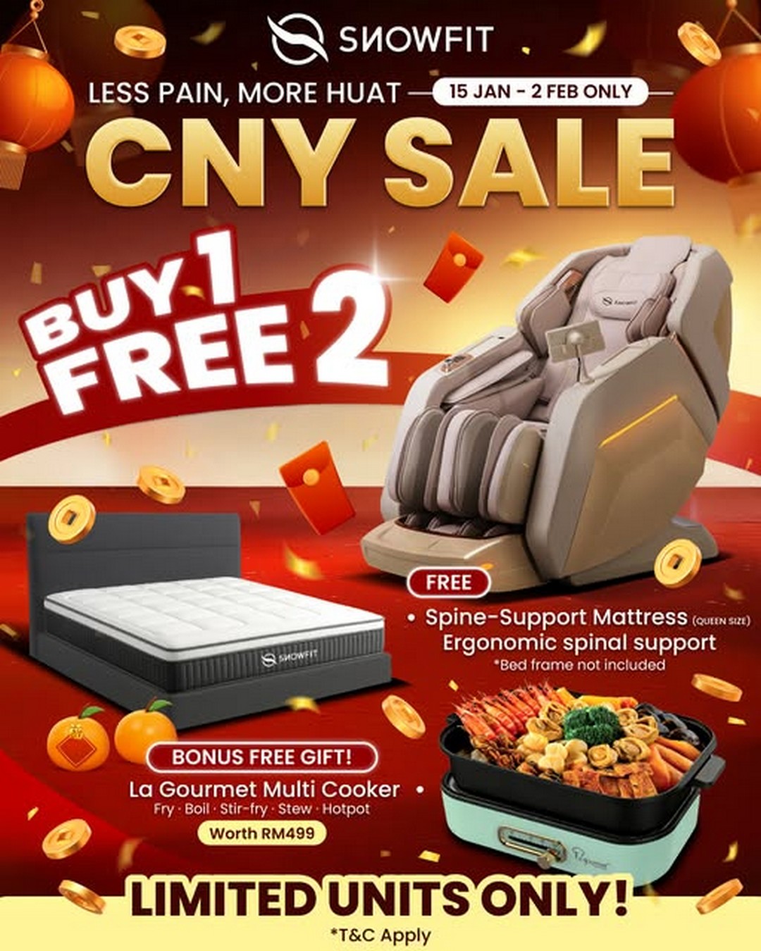 15 January–2 February 2026: SnowFit Royal Max Chinese New Year Sale ...