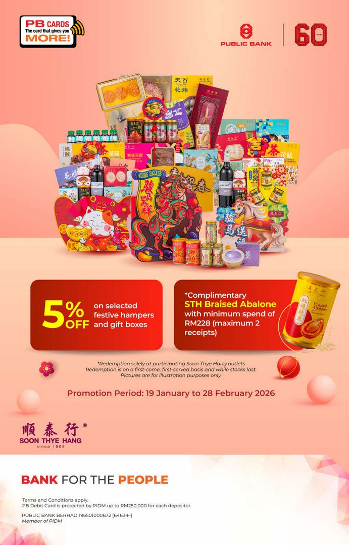 19 January–28 February 2026: Soon Thye Hang: Complimentary Abalone with ...