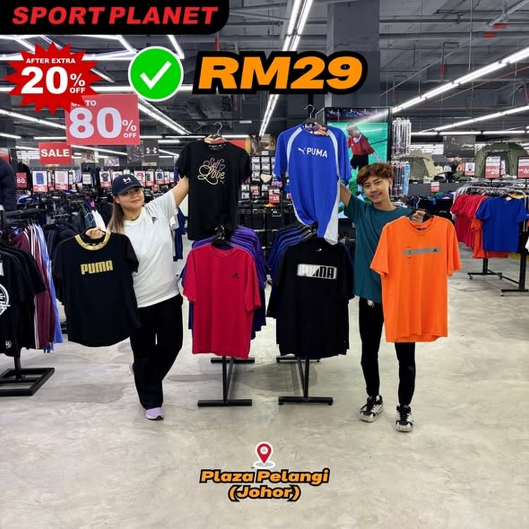 23 January-15 February 2026: Sport Planet JB: New Year Sale – Up to 80% ...