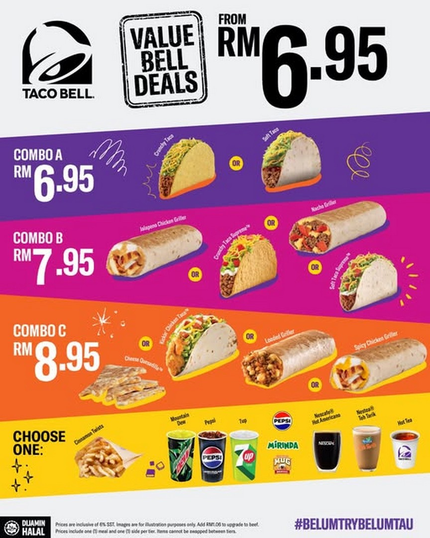 19 January 2026 onwards: Taco Bell Malaysia: Value Bell Deals Promotion ...