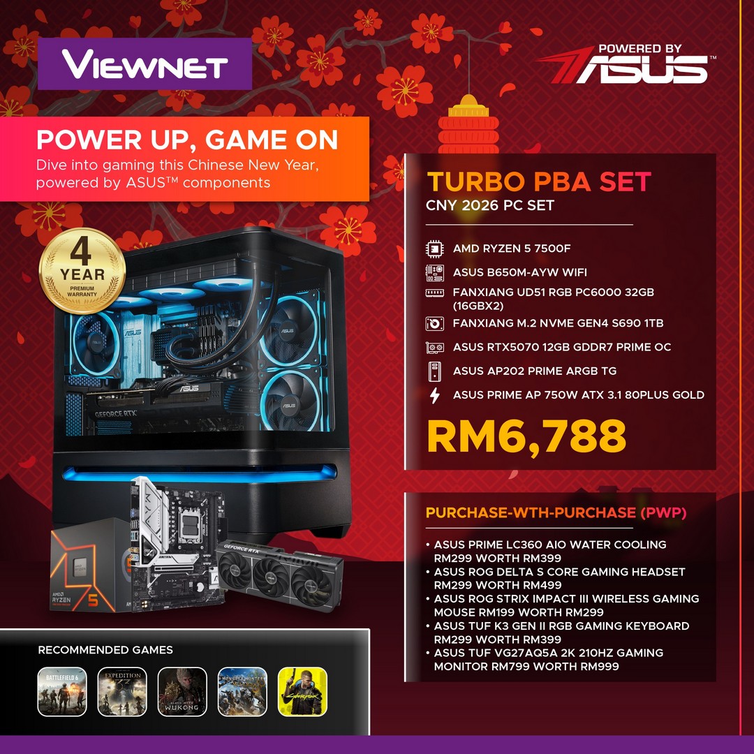 14 January 2026 onwards: Viewnet: ASUS PBA PC Set Promotion – Power Up ...