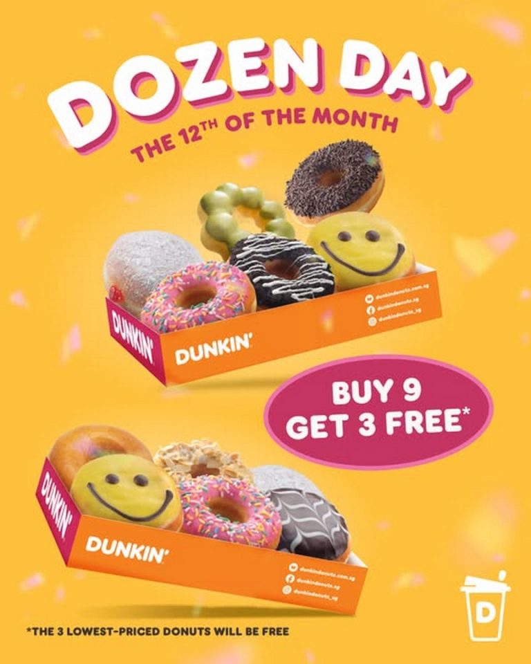 12 February 2026 onwards: Dunkin’ Malaysia Dozen Day: Buy 9 Donuts, Get ...
