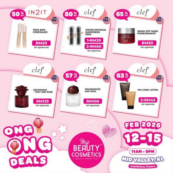 12–15 February 2026: My Beauty & Cosmetics RM3 Mega Beauty Sale at Mid ...