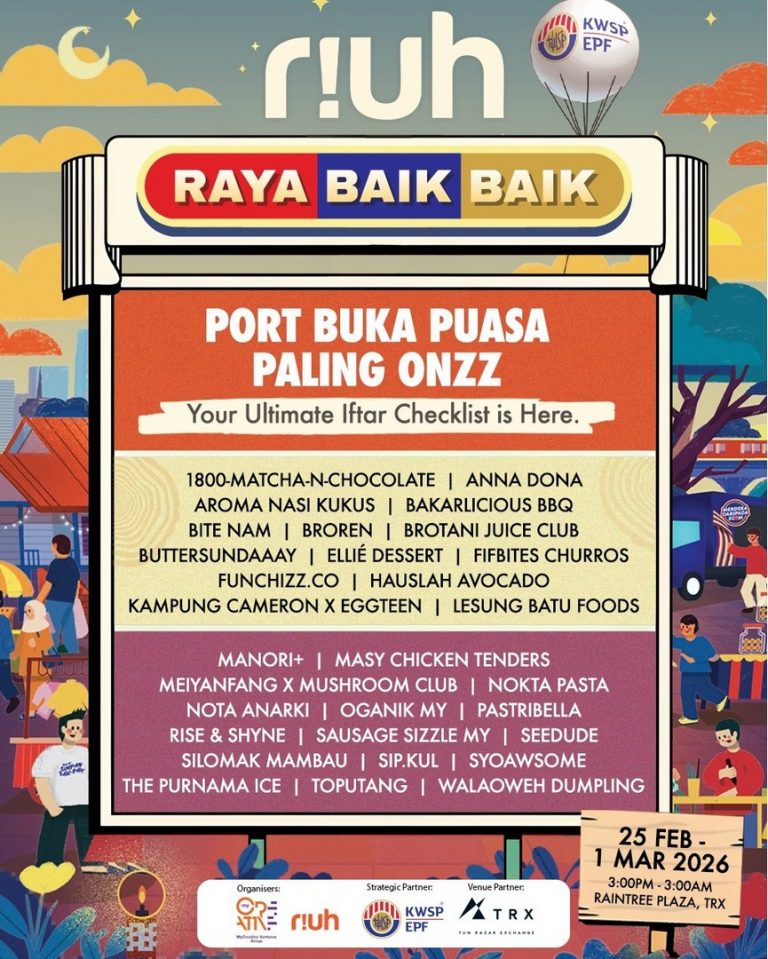 25 February–1 March 2026: RIUH Raya at TRX: Festive Bazaar & Raya ...