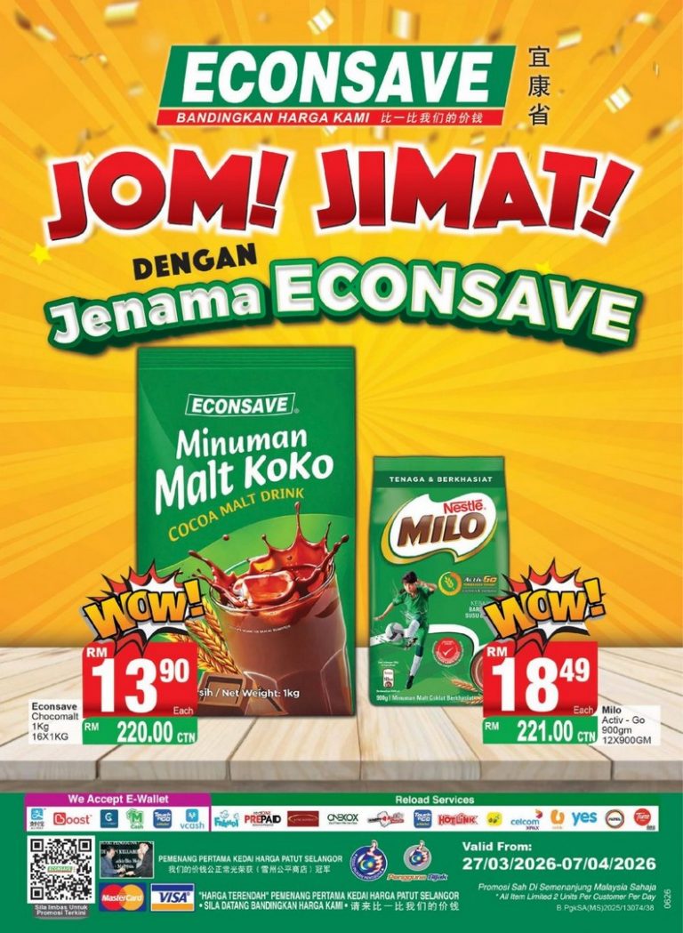 27 March–7 April 2026: Econsave: Jom Jimat Sale – Festive Savings on ...