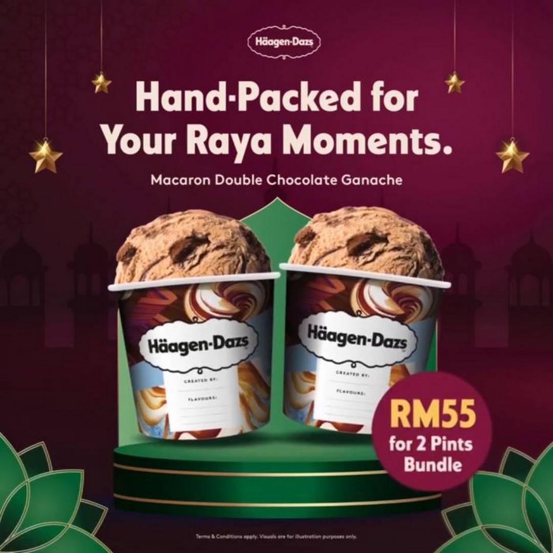 25 March 2026 onwards: Häagen-Dazs Raya Promotion – RM55 for 2 Hand ...