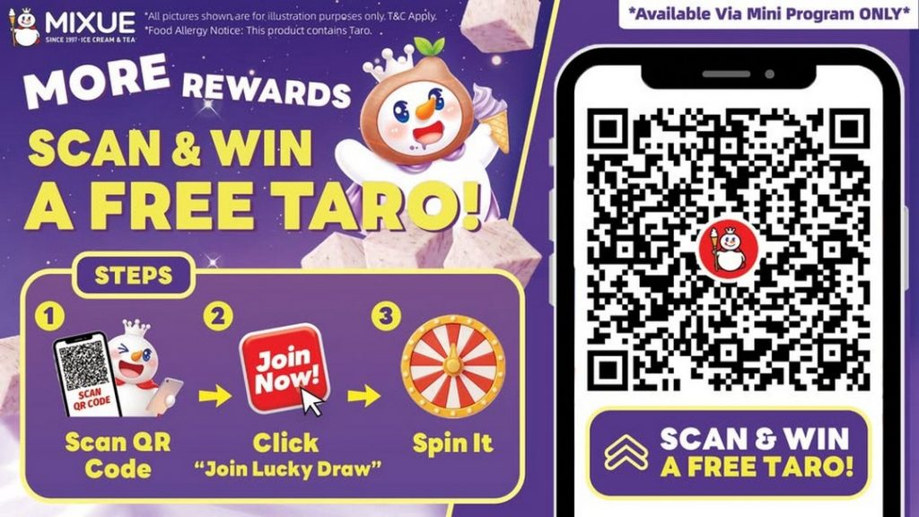 1-30 April 2026: MIXUE Malaysia Scan & Win FREE Taro Drink Promotion ...