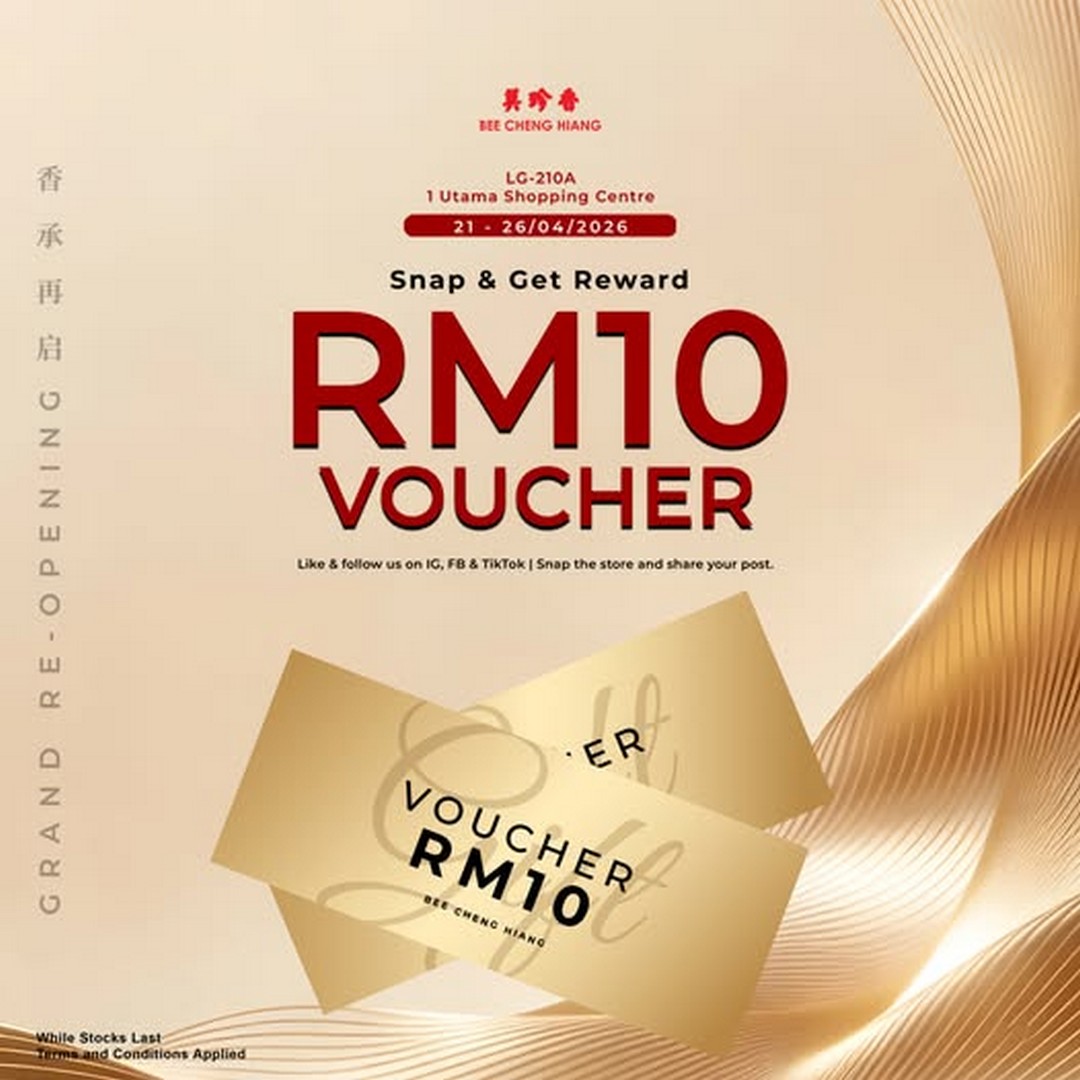 21–26 April 2026: Bee Cheng Hiang Malaysia RM10 Voucher Giveaway ...