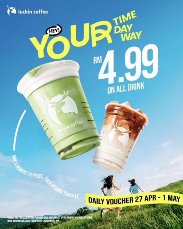 27 April–1 May 2026: Luckin Coffee Malaysia Daily RM4.99 All Drinks ...