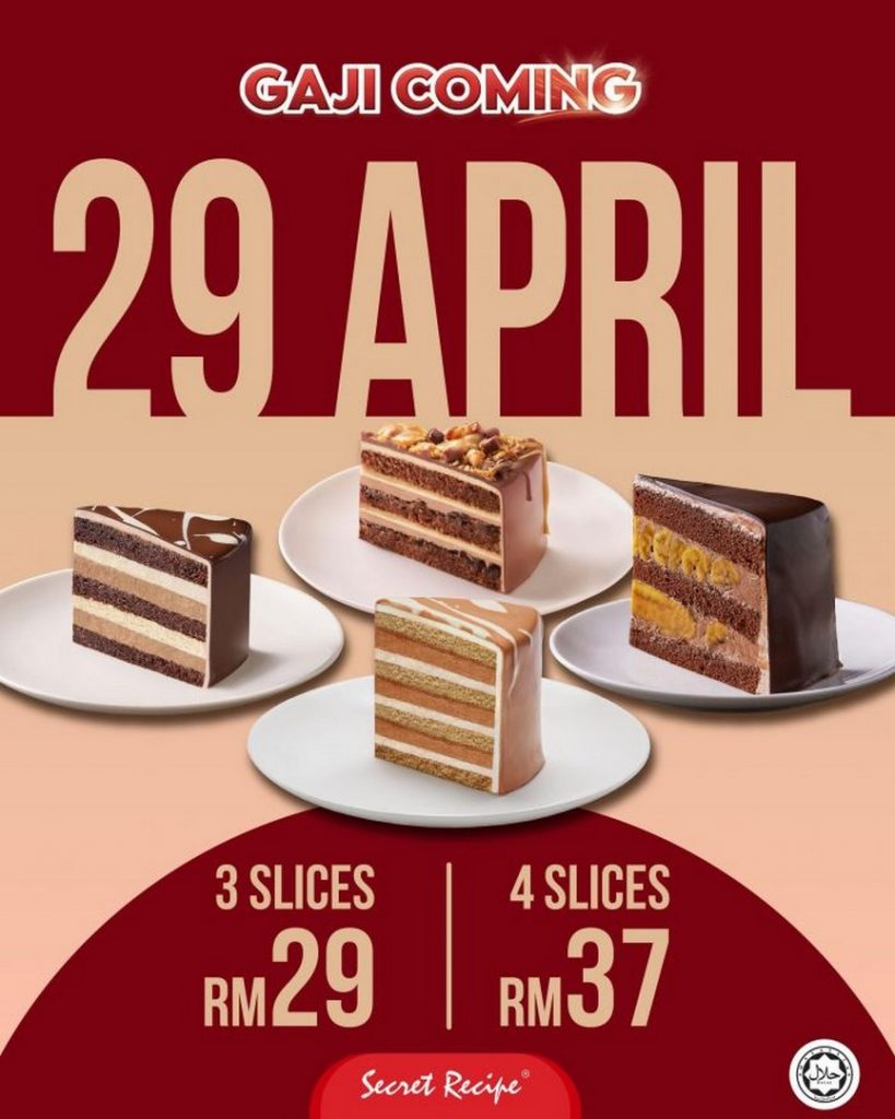 29 April 2026: Secret Recipe Payday Promotion – Limited Time Cake ...