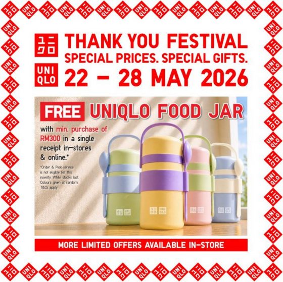 22–28 May 2026: UNIQLO Thank You Festival Sale, Special Prices & Free ...