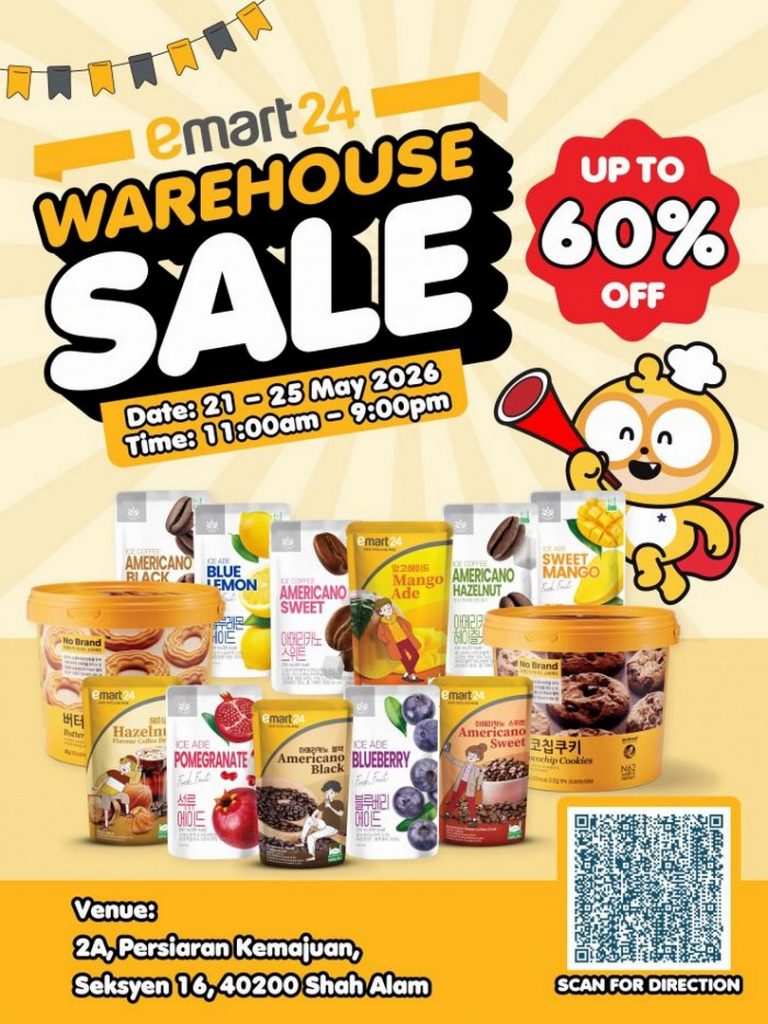 21-25 May 2026: emart24 Warehouse Sale Promotion with Up to 60% OFF ...