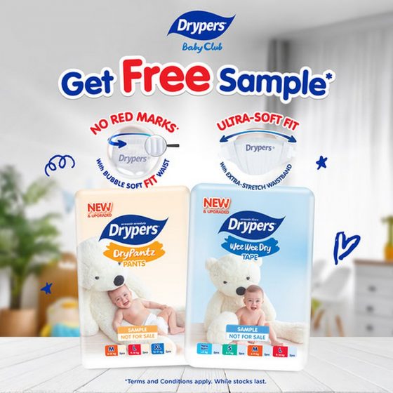 4 June 2026 onwards: Drypers Malaysia FREE Sample Giveaway Promotion ...