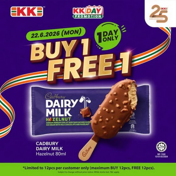 22 June 2026: KK Super Mart Cadbury Dairy Milk Hazelnut Stick Ice Cream ...