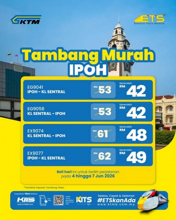 4-7 June 2026: KTM Berhad ETS Cheap Fares Promotion – Enjoy Affordable ...