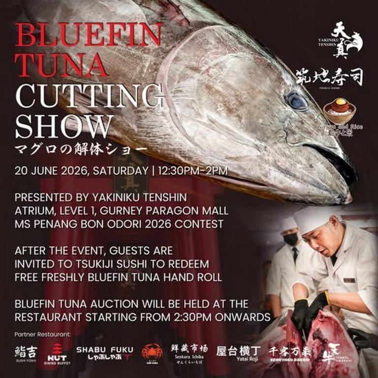 20 June 2026: Yakiniku Tenshin Bluefin Tuna Experience, Live Auction ...