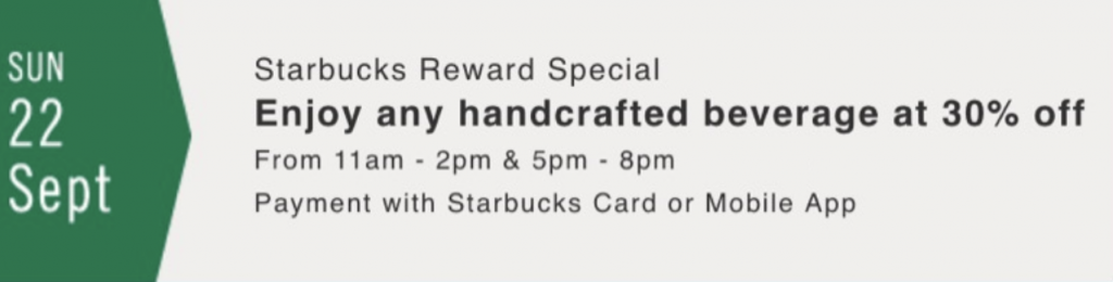 Wah ... Seriously? These Starbucks Promotion On This September is a ...