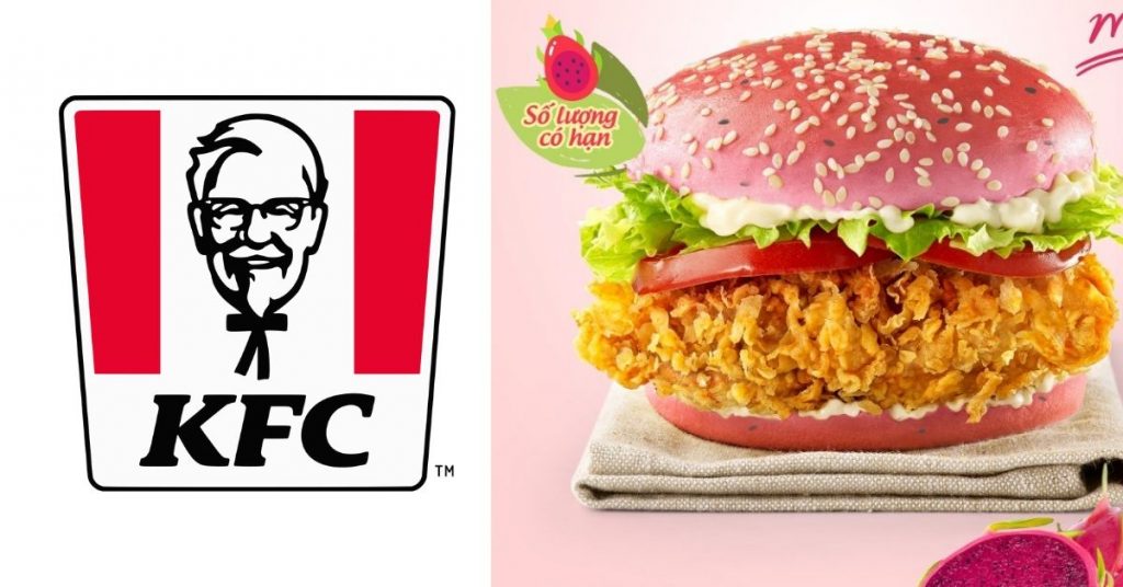 These KFC Pink Burger Infused With Dragon Fruit Looks Amazing ...