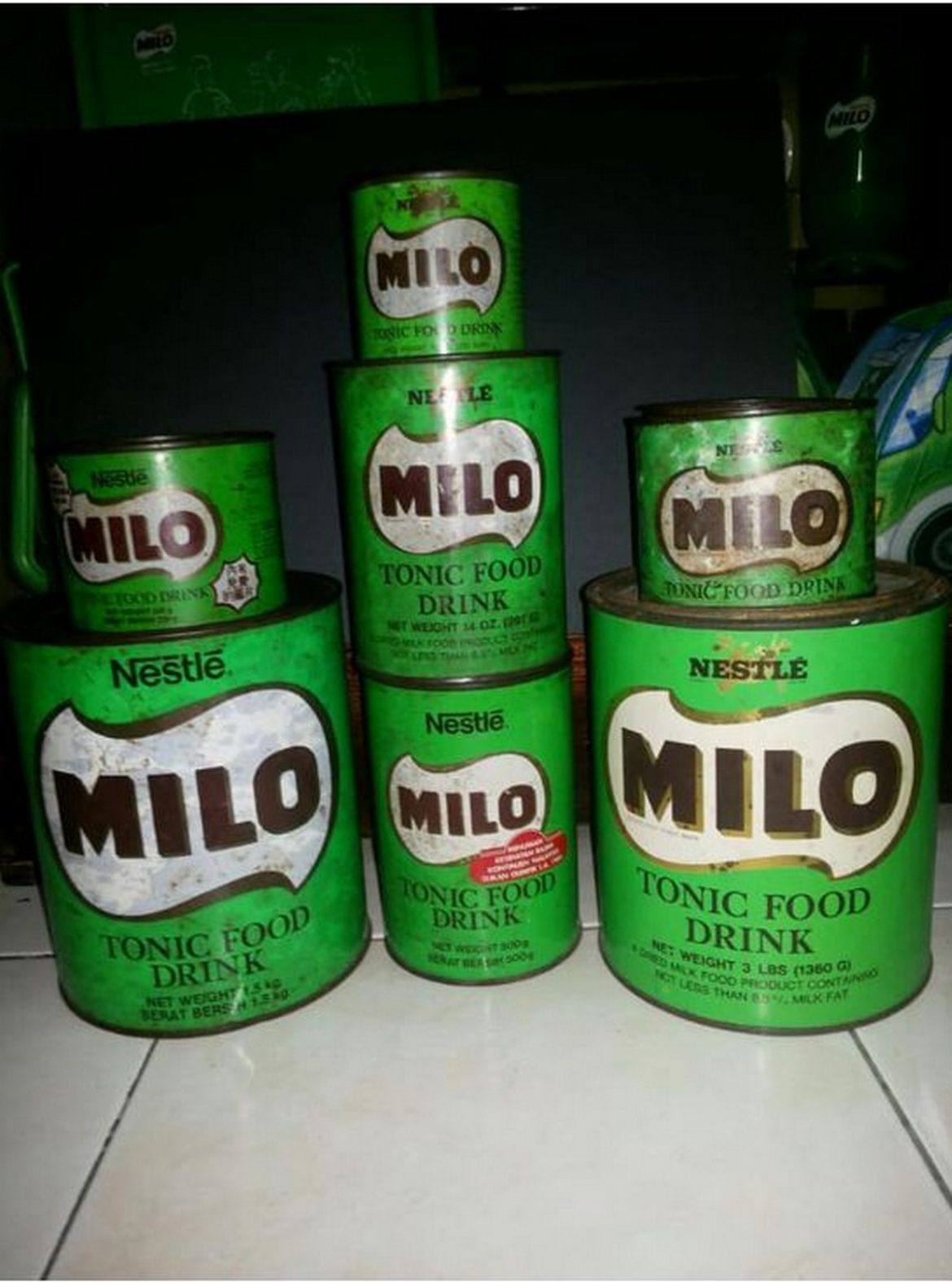 Malaysia MILO Man with All Milo Collection Since the 1950s ...