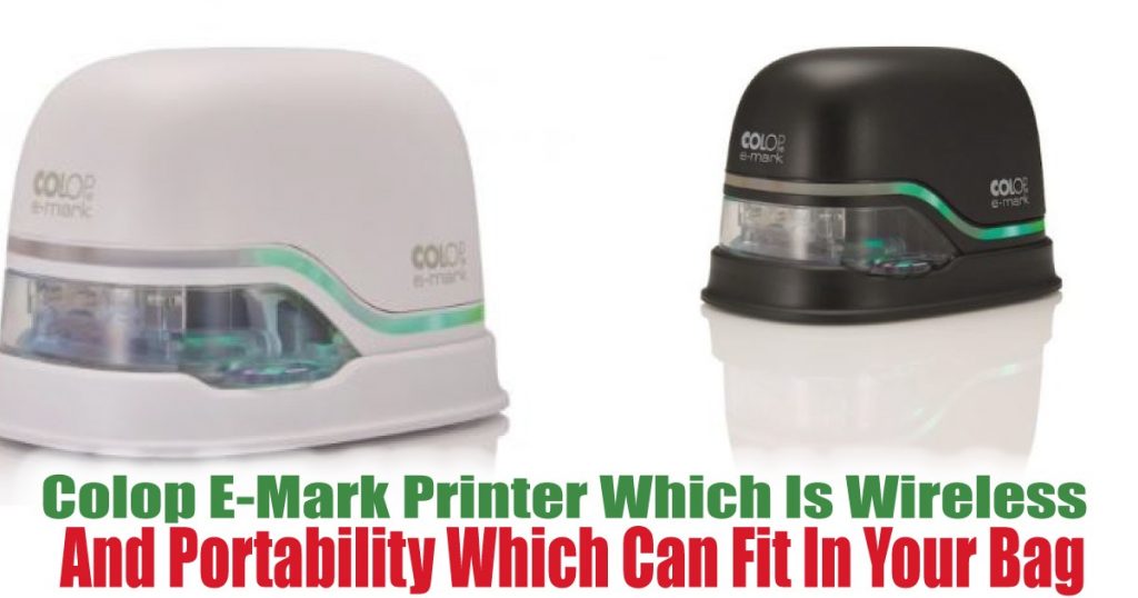 Colop E-Mark Printer Which Is Wireless And Portability Which Can Fit In ...