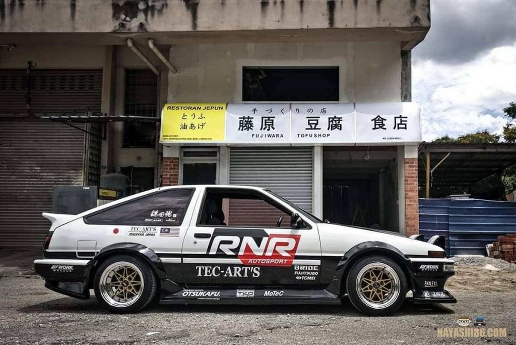 Malaysia First Fujiwara Tofu Shop Featured By Initial D Concept Cafe ...