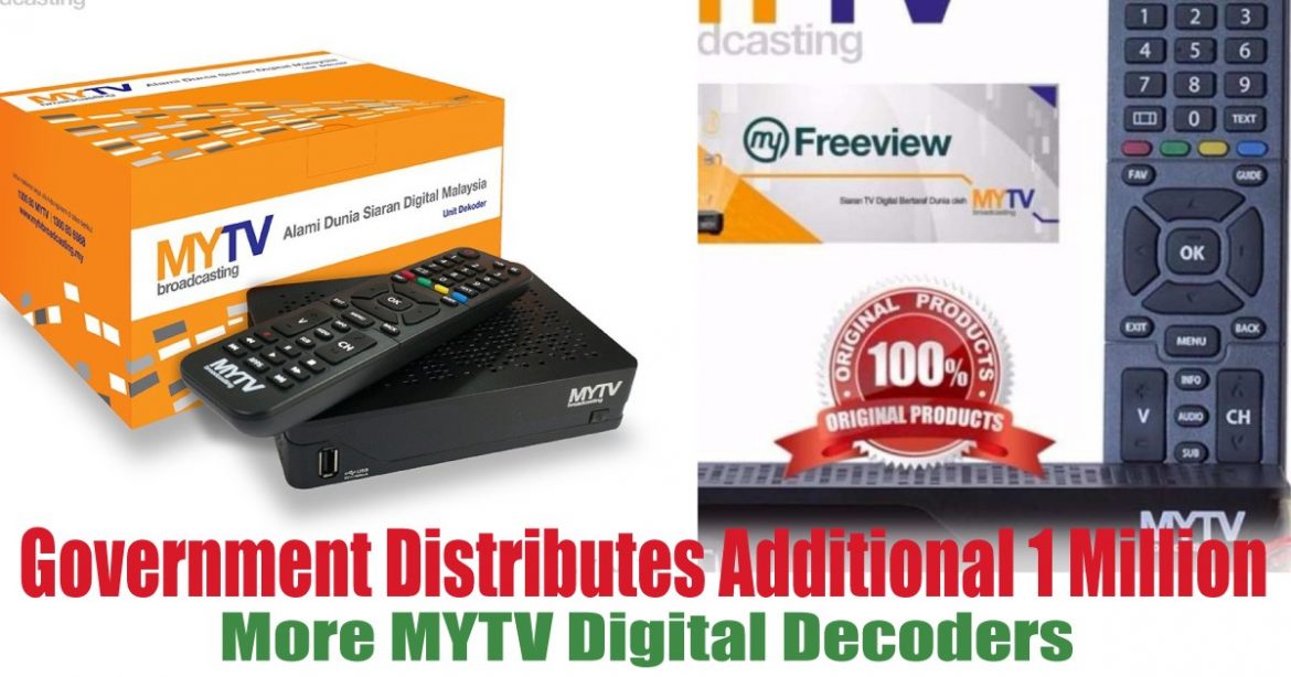 Government Distributes Additional 1 Million More MYTV Digital Decoders ...