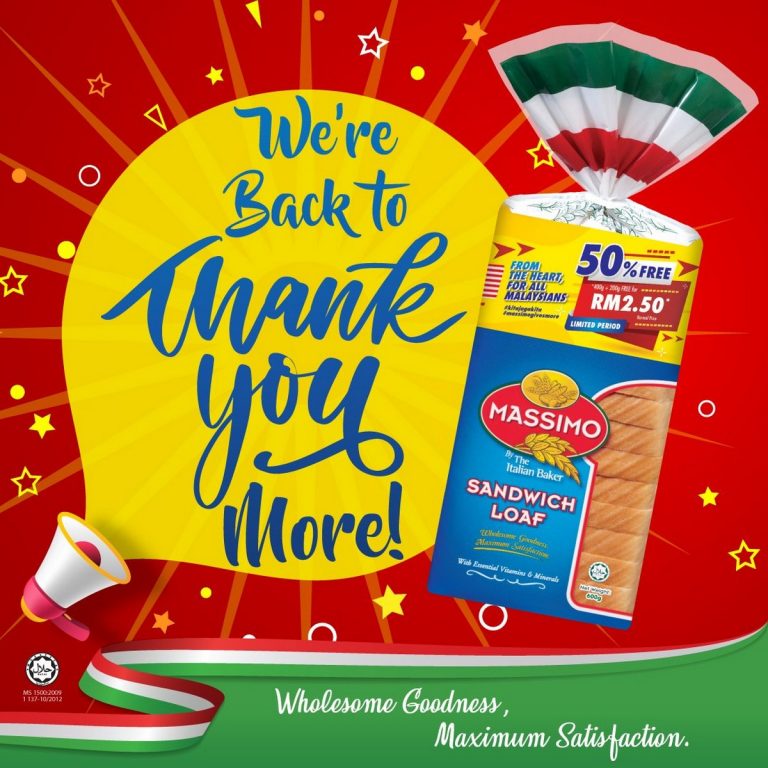 Massimo Bread With 50% On 400g Massimo White Bread Loaf With Same Price ...