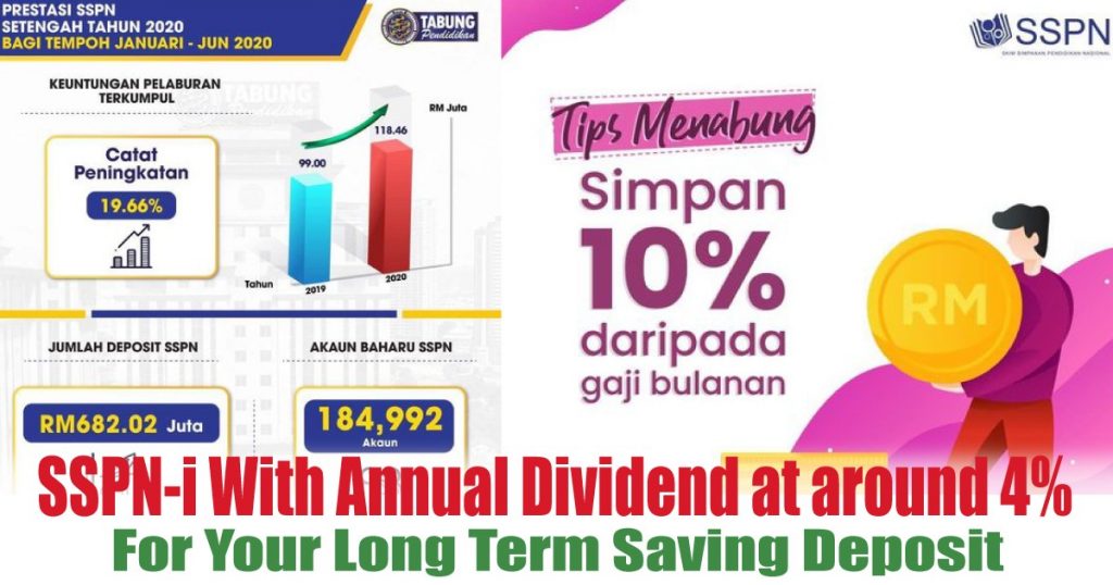 SSPN-i With Annual Dividend at around 4% For Your Long Term Saving ...