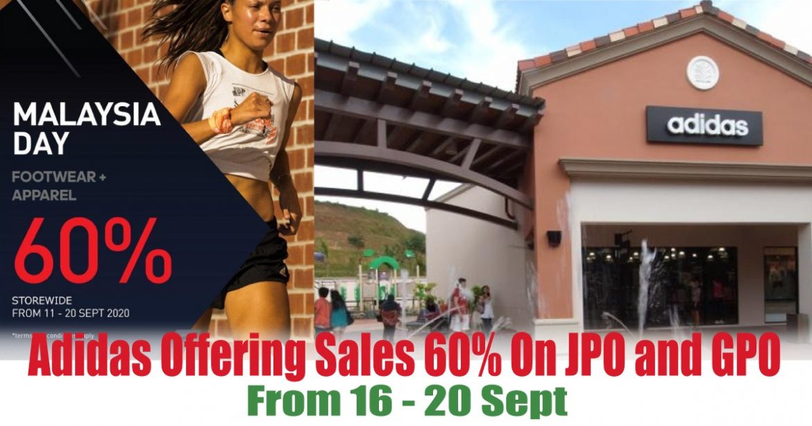 Adidas Offering Sales 60% On JPO and GPO From 16 - 20 Sept ...