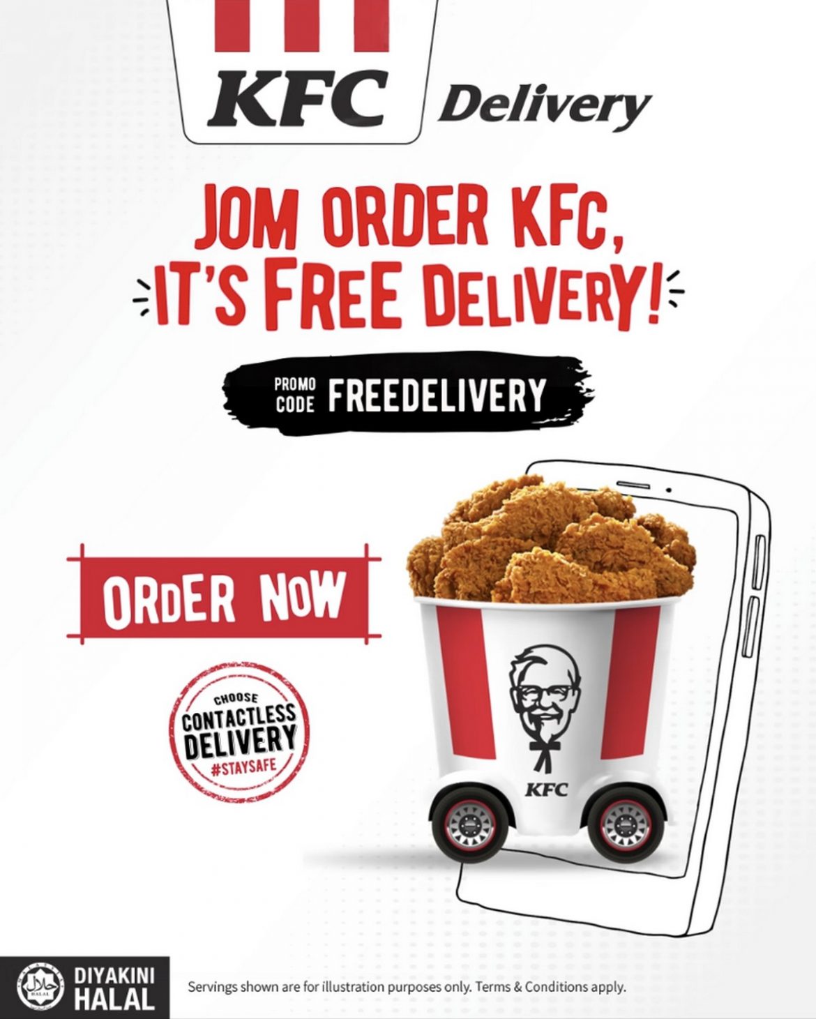 KFC Now With Free Delivery Service Is back again! - EverydayOnSales.com ...
