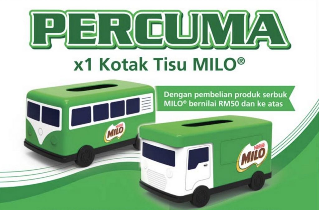 Tesco With Free Limited Edition Milo Van Tissue Box - EverydayOnSales ...
