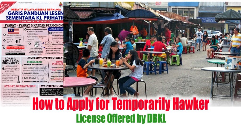 How to Apply for Temporarily Hawker License Offered by DBKL ...