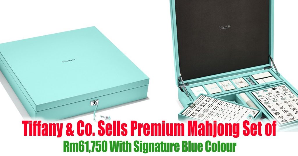 Tiffany & Co. Sells Premium Mahjong Set of RM61,750 With Signature Blue ...