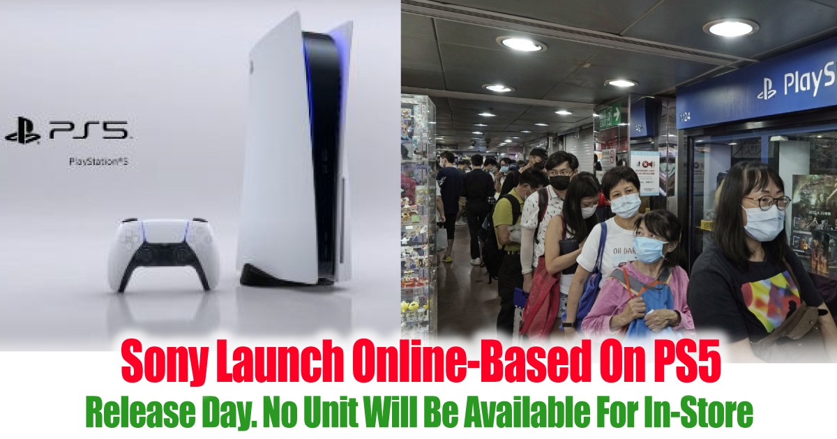 Sony Launch Online-Based On PS5 Release Day, No Unit Will Be Available ...