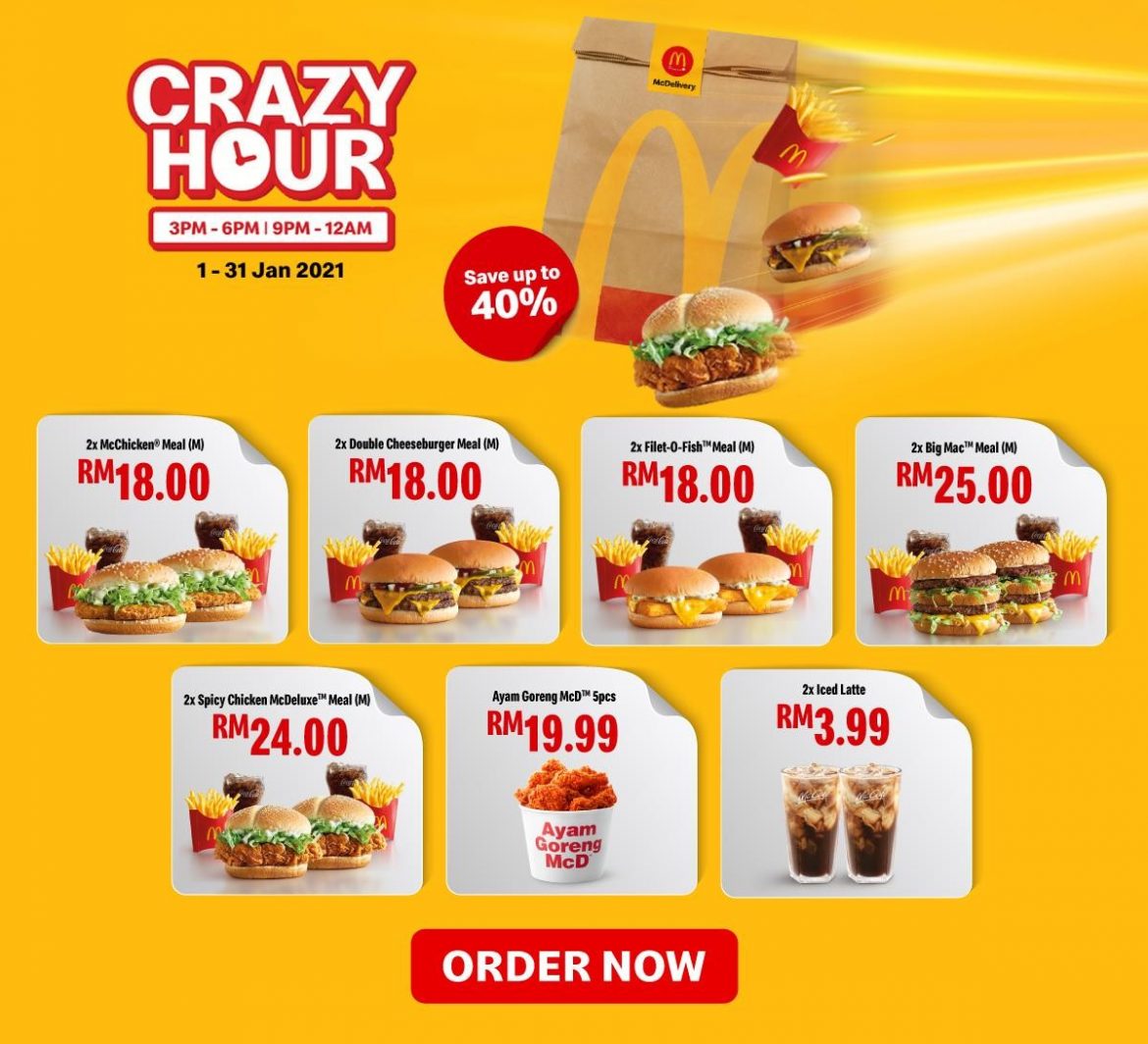 Mcdonald's launch Early 2021 Promotions of 2 Value Packages for only ...