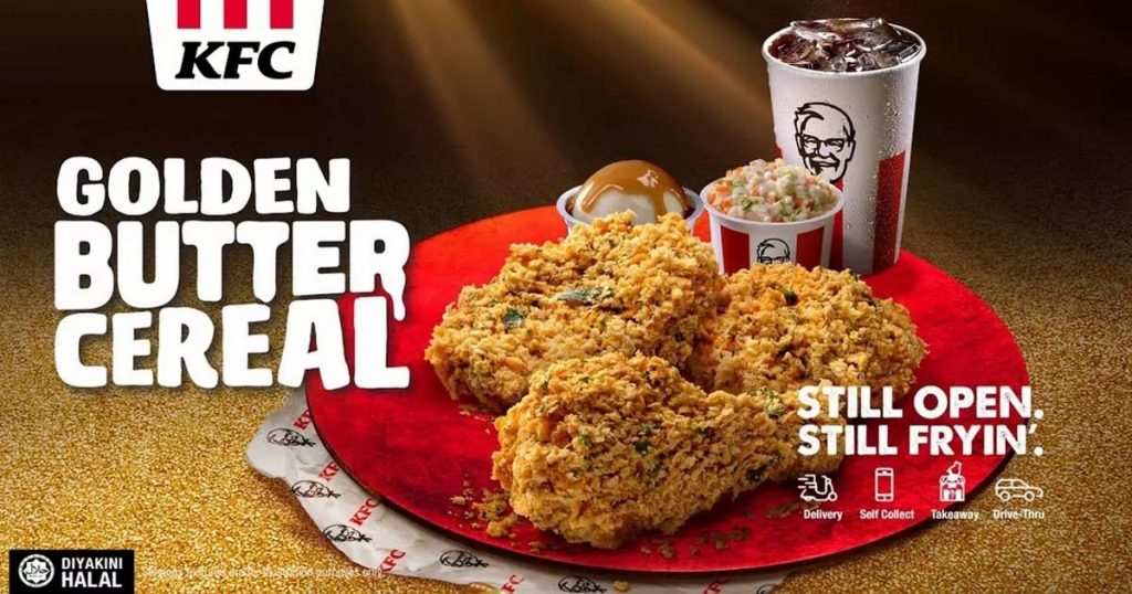 KFC is cheaper like this, the latest Golden Butter Cereal fried chicken ...