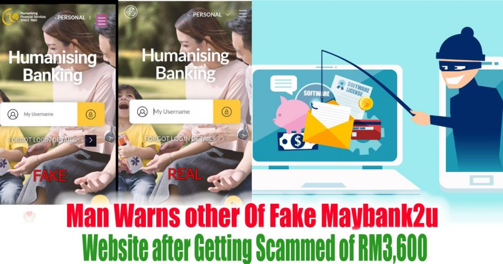 Man Warns other Of Fake Maybank2u Website after Getting Scammed of RM3 ...
