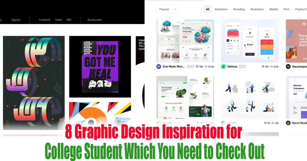 8 Graphic Design Inspiration for College Student Which You Need to ...