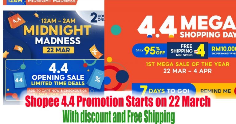 Shopee 4.4 Coupon Voucher Promo Code with up to 95% Coins Cashback ...