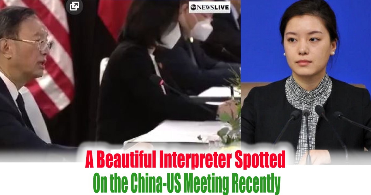 A Beautiful Interpreter Spotted On the China-US Meeting Recently ...