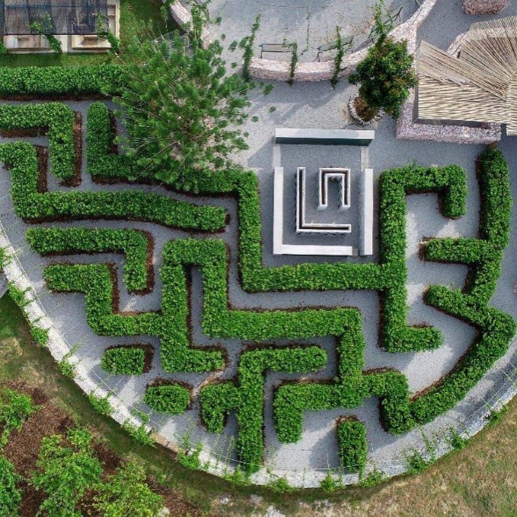 First and Largest Outdoor Labyrinth Garden In Malaysia With Korean ...